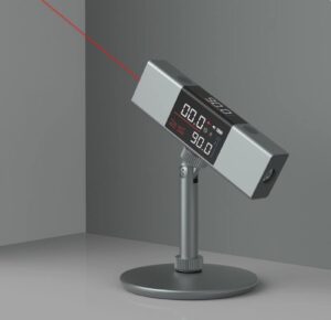 l-as-er protractor digital inclinometer angle measure l-as-er ruler - with bi-directional l-as-er marking, large lcd screen angle finder, multifunctional device for fast, precise& professional results