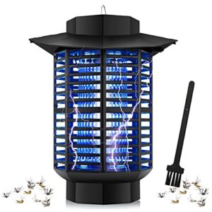 bug zapper, electric mosquito zapper indoor, 4200v electronic mosquito killer, 18w mosquito lamp, insect trap for home backyard garden patio