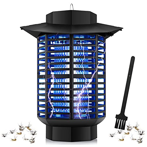 Bug Zapper, Electric Mosquito Zapper Indoor, 4200V Electronic Mosquito Killer, 18W Mosquito lamp, Insect Trap for Home Backyard Garden Patio