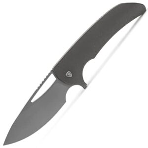 ferrum forge archbishop 3.0 cpm-20cv drop point blade stonewashed titanium