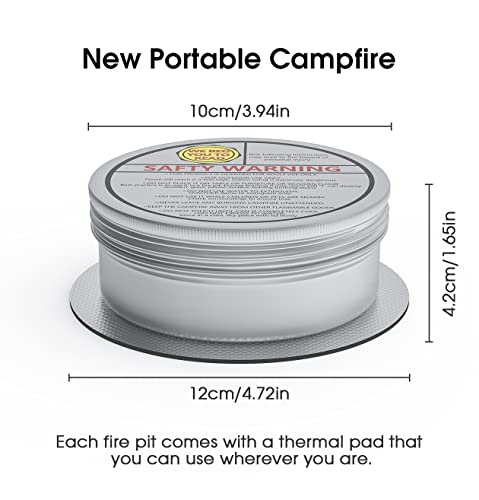 4 Pack Portable Campfire,New Portable Fire Pit for Camping, Smores, Cooking, and Picnics,Portable Outdoor Fire Pit and Convenient Campfire