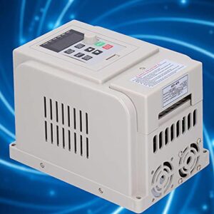 Liccx Variable Frequency Drive, 110VAC 50/60Hz 1500W VFD Inverter Converter, VFD Inverter Frequency Converter (Single-Phase Input, 3 Phase Output)