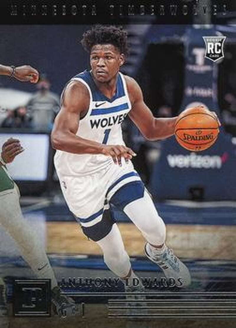 ANTHONY EDWARDS RC 2020-21 Panini Chronicles Pannini ROOKIE NM+-MT+ NBA Basketball #101 Timberwolves