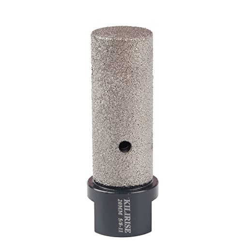 KILIRISE Diamond Finger Milling Bits For Enlarging Shaping Holes on Tile Porcelain Granite (3/4 Inch (20mm))