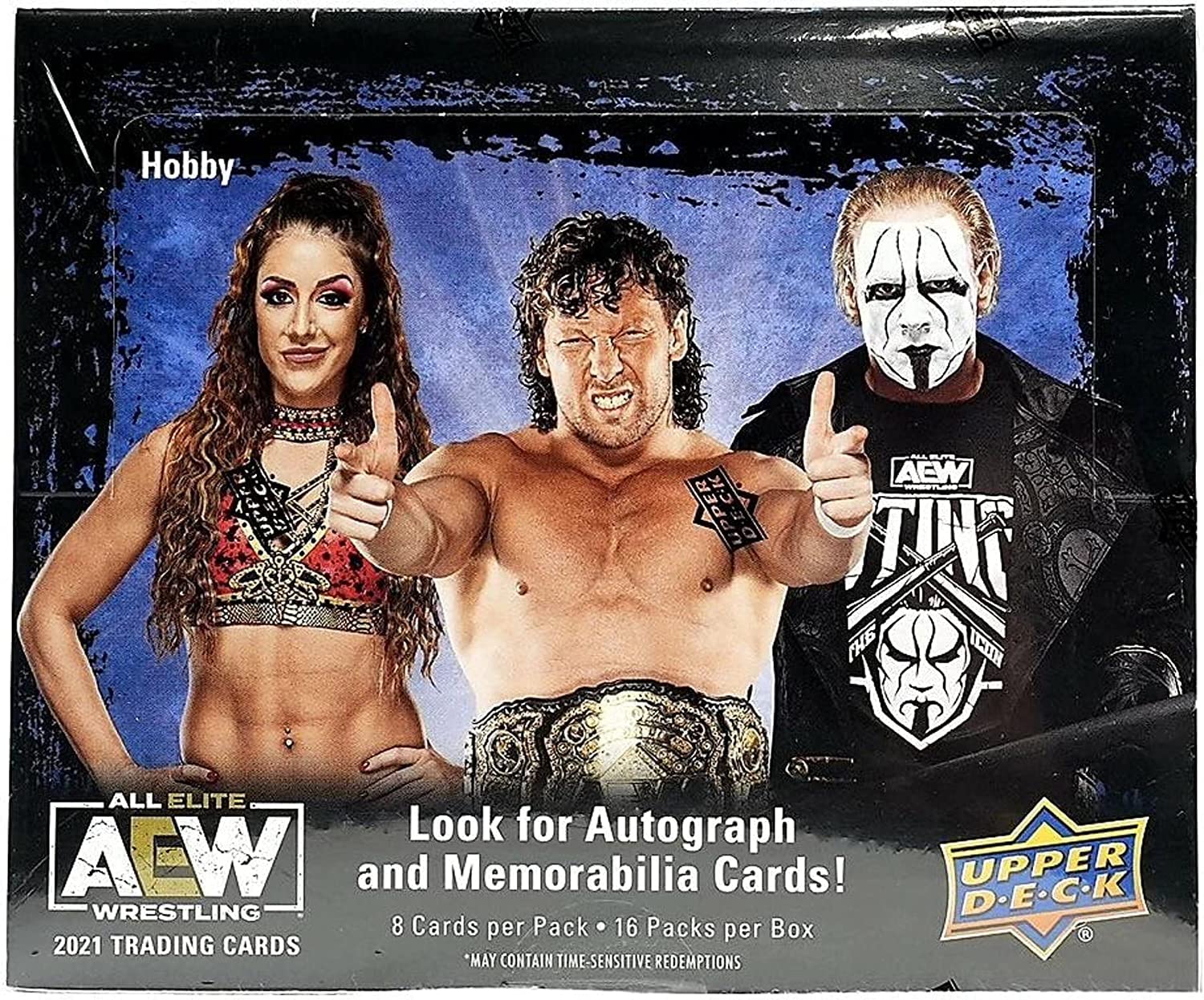 2021 Upper Deck AEW Wrestling HOBBY box (16 pks/bx)