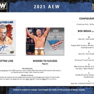 2021 Upper Deck AEW Wrestling HOBBY box (16 pks/bx)