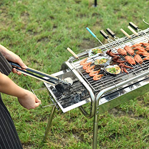 FRCOLOR Fireplace Cooking Tongs Log Tongs Firewood Claw Tongs Oven Coal Campfire Tongs Grill Camping Fire Pit Tool Fireplace Tweezers for Stove Fire Pit Grill firewood Tongs BBQ Fireplace Tongs