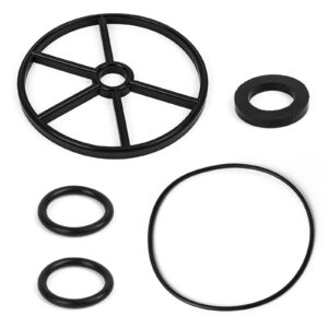 271104 diverter & 271106 sight glass gasket/valve top &stem o-ring kit replacement - for pentair pool filter valve rebuild kit pacfab 1 1/2" top & side mount multiport valve