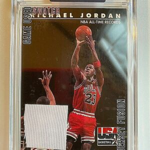 2021 Sportscards Jersey Fusion #MJ96 Michael Jordan Game Used Jersey Card SEALED