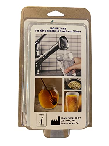 Green Piece® Home Instant Test for Glyphosate (5 Tests) Easy to Use Strips Fast and Accurate Home Water Test Kit for Water and Food (Corn, Wheat, Beer, Honey, Cereals, Whole Oats, Soybeans, Soil etc.)