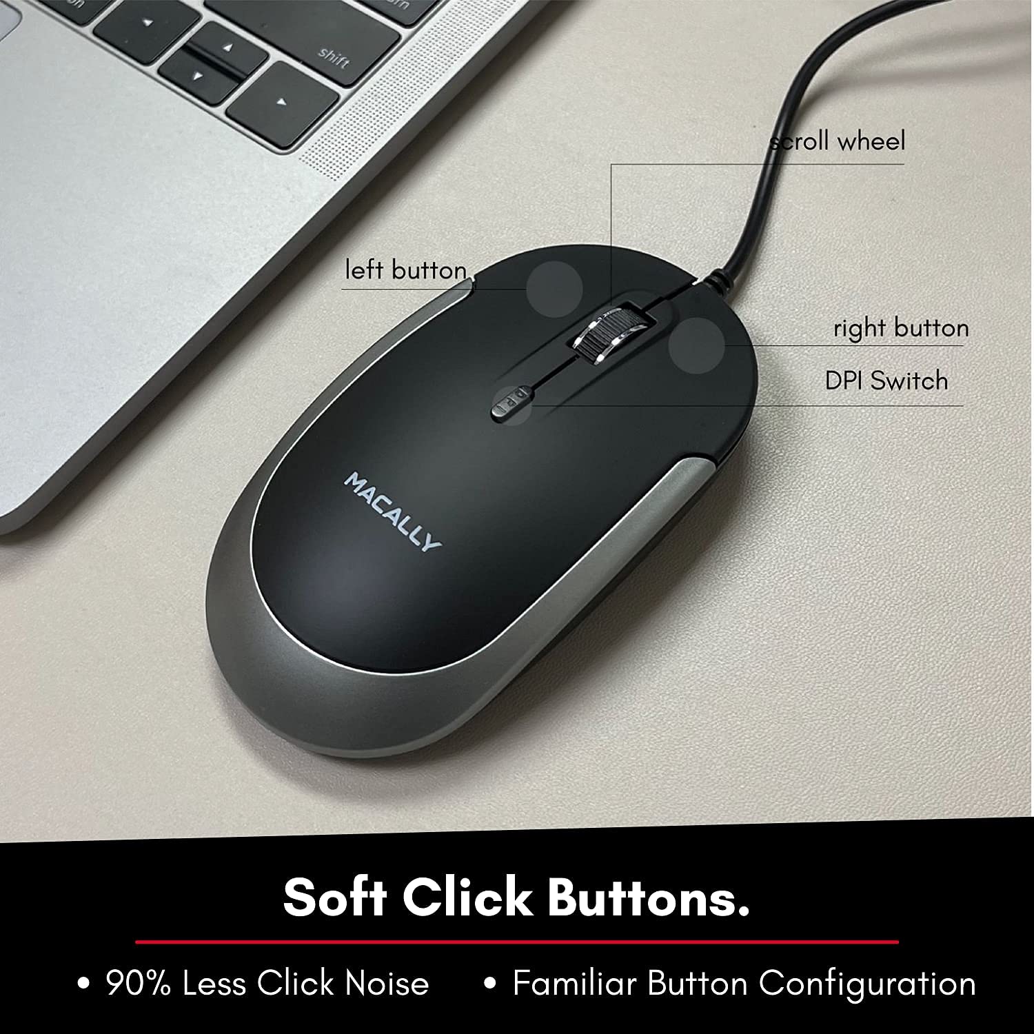 Macally Backlit Keyboard and Mouse Combo, Enhance Your Workflow