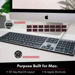 Macally Backlit Keyboard and Mouse Combo, Enhance Your Workflow