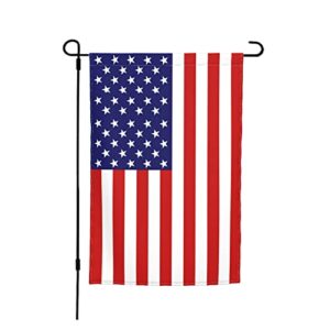 outdoor 12x18 inch double sided american garden flag american 4th of july decorative flag fade resistant banner for yard lawn home decor