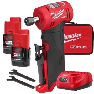 milwaukee m12 fuel 1/4" right angle die grinder kit