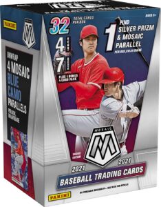 2021 panini mosaic baseball blaster box (32 cards/bx)