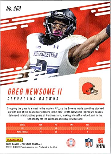 Greg Newsome II 2021 Panini Prestige #263 NM-MT RC Browns Football NFL