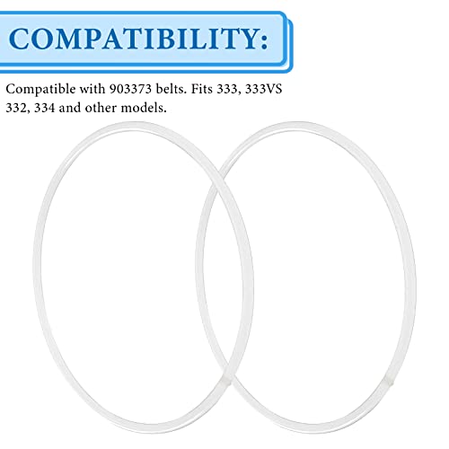 903373 Sander Belt Etotel Power Cable Belt - Replacement N372461/N430442 for Porter Belt DeWalt Sander Belt DCW210 DWE6420 DWE6421 DWE6423K - 2 Packs