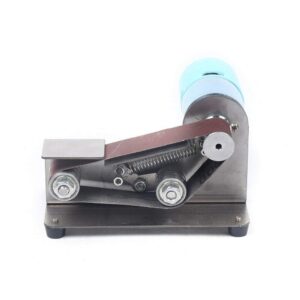 15°Fixed Angle Belt Sander Knife Edge Sharpener Stainless Steel Belt Sander Polishing Grinding Machine 1.2x13 Inch Belt Sander Adjustable (150W)