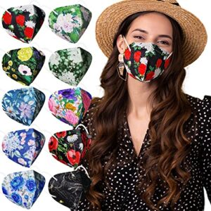 ahotop kn95 face masks 50 packs, individually packaged disposable face masks with high elastic ear loops, colorful kn95 masks for man women, filter efficiency≥95%