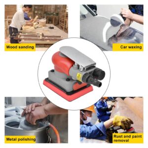 Pneumatic Sander KP-6793 Alloy Steel Air Squares Sander Machine Pneumatic Tool for Wood Sanding Car Waxing 75x100mm