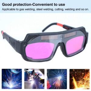 YIFUOK Solar Auto Darkening Welding Goggles Mask Helmet,Welding Glasses Protective Mask Automatic Dimming Professional Eye Protection Anti-Flog Anti-glare PC Glasses