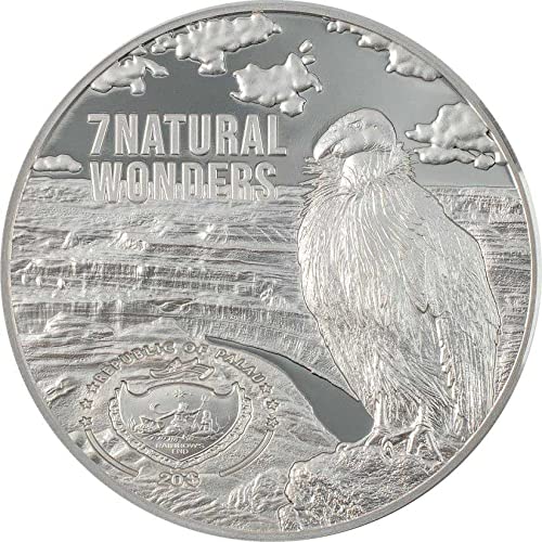 2021 DE 7 Natural Wonders PowerCoin Grand Canyon 3 Oz Silver Coin 20$ Palau 2021 Proof