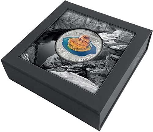 2021 DE 7 Natural Wonders PowerCoin Grand Canyon 3 Oz Silver Coin 20$ Palau 2021 Proof