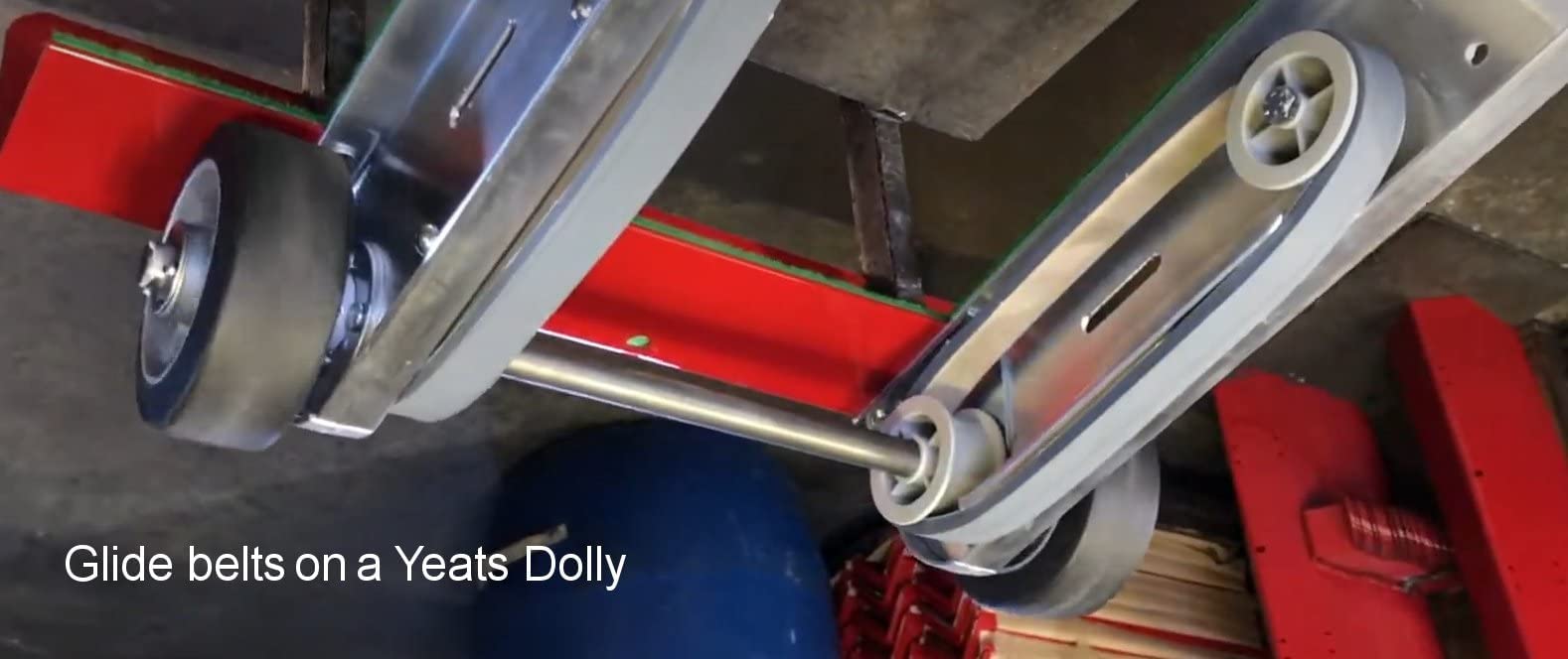 Yeats Appliance Dolly M5 47 Inch Aluminum Appliance Hand Truck / Felt Protection / 500 lb. Capacity / Made in The USA (M5-F)