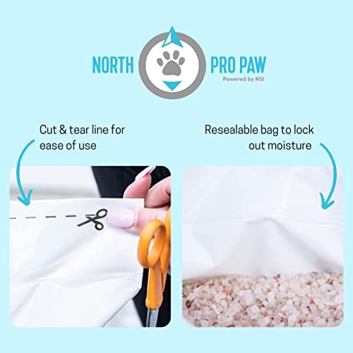 Northern Salt Paw Organic Deicer Sub Zero Ice Melter, 25lb Resealable Bag, Pet Safe and Kid Safe Deicer for Driveways, Sidewalks, Parking Lots and Sprei Spreader