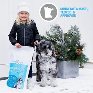 Northern Salt Paw Organic Deicer Sub Zero Ice Melter, 25lb Resealable Bag, Pet Safe and Kid Safe Deicer for Driveways, Sidewalks, Parking Lots and Sprei Spreader