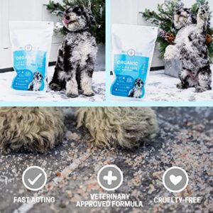 Northern Salt Paw Organic Deicer Sub Zero Ice Melter, 25lb Resealable Bag, Pet Safe and Kid Safe Deicer for Driveways, Sidewalks, Parking Lots and Sprei Spreader