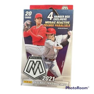 2021 panini mosaic baseball hanger box (20 cards/bx)