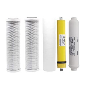 American Water Solutions Reverse Osmosis Filter Kit Compatible to Watts WP5-50 Reverse Osmosis System