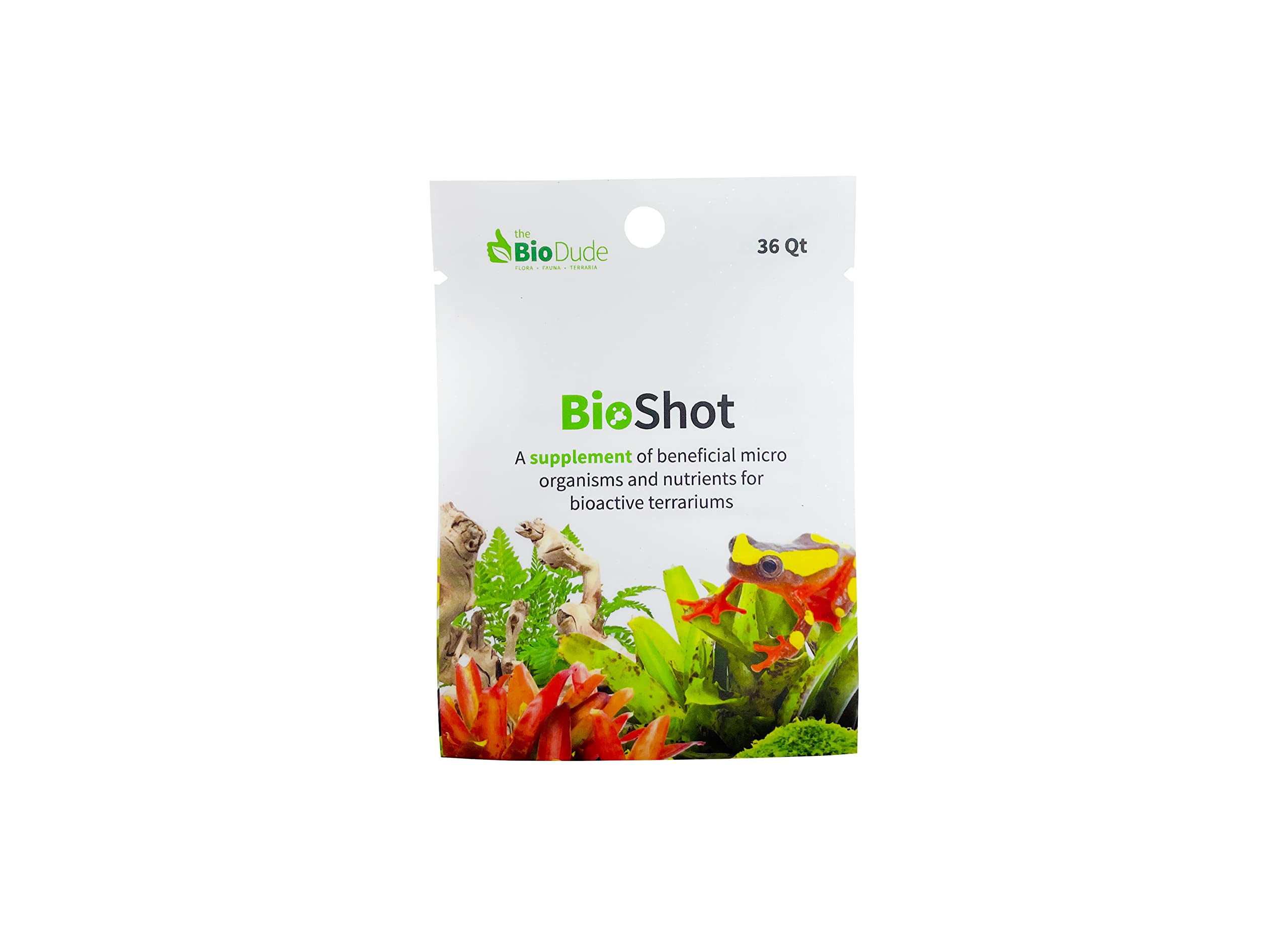 The Bio Dude BioShot for bioactive Substrate - Soil inoculant and Plant Booster (36 Quart Substrate Shot)