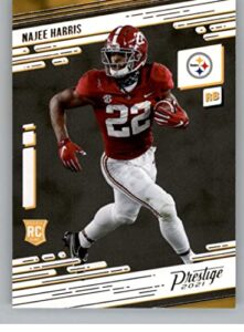 2021 panini prestige #209 najee harris rc rookie pittsburgh steelers nfl football trading card