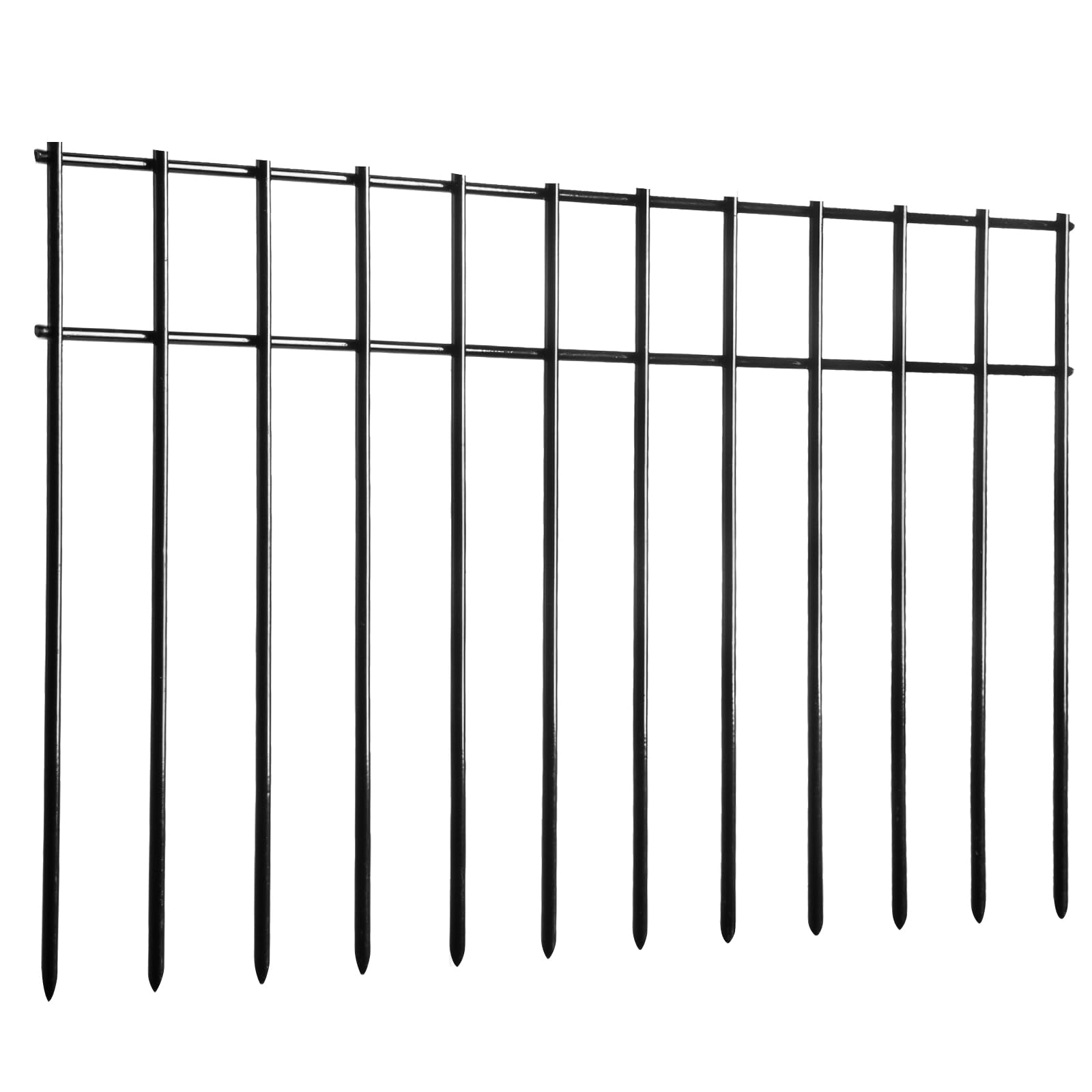 ADAVIN Small/Medium Animal Barrier Fence,25Pack 20in(L) X12in(H) Dog Digging Fence Barrier, Garden Fence Animal Barrier for Dogs Rabbits Raccoons, Metal Fence Panel for Outdoor Patio.Total 42Ft(L)