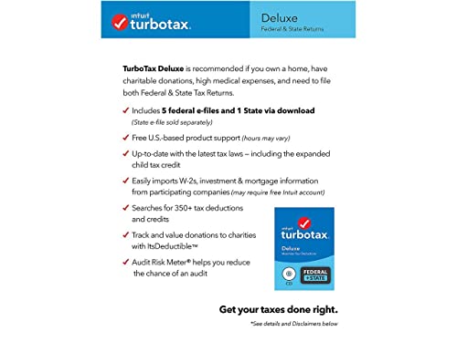 TurboTax DLX Plus State 2021