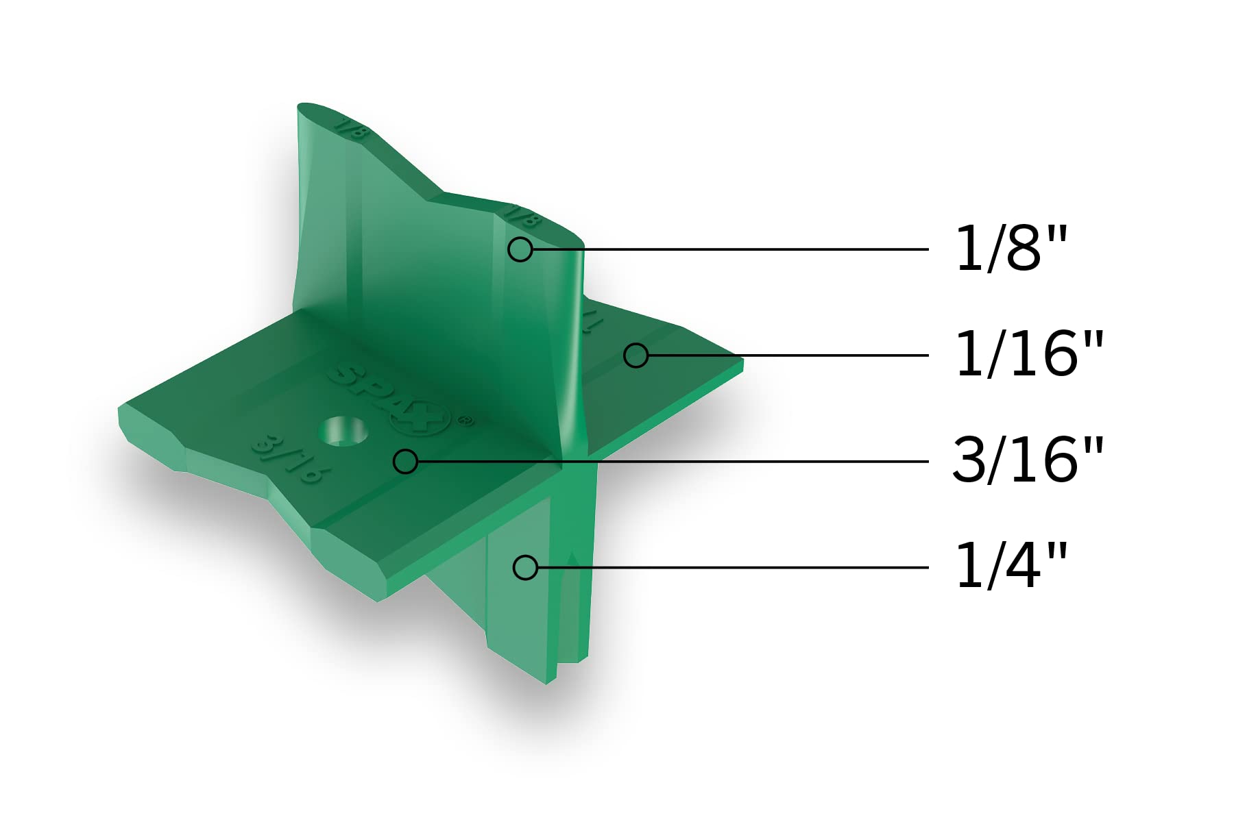 SPAX Deck Board Spacer, for All Types of Deck Boards,3 Pack, Four Most Common Spacing Dimensions