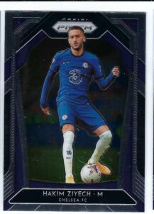 hakim ziyech 2020-21 panini prizm english premier league soccer #220 card chelsea fc