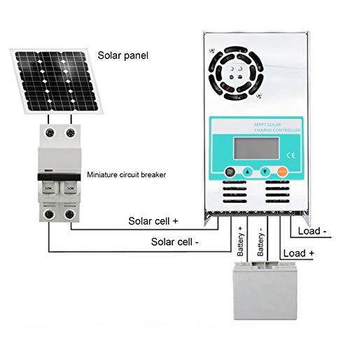 MPPT Solar Controller 12V 24V 36V 48V Battery Regulator Porous Surface Good Heat Dissipation Performance(MPPT-60A)