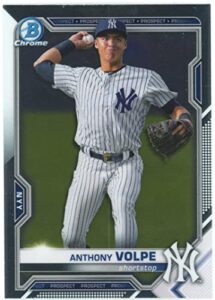 2021 bowman chrome prospects #bcp-85 anthony volpe new york yankees baseball nm-mt