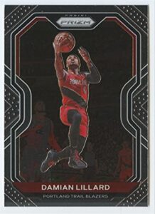 2020-21 panini prizm #173 damian lillard portland trail blazers nba basketball trading card