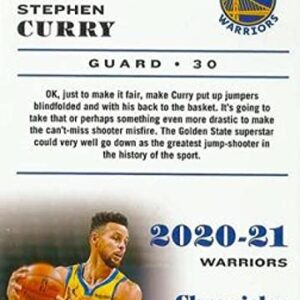 STEPHEN CURRY 2020-21 Panini Chronicles #50 NM+-MT+ NBA Basketball Warriors