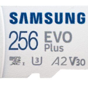 Samsung 256GB EVO+ Micro SD Memory Card for Samsung Phone Works with Galaxy Note 20 Ultra 5G, A42 5G, A21 Phone (MB-MC256KA) Bundle with (1) Everything But Stromboli MicroSDXC & SD Card Reader