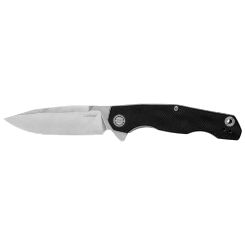 Kershaw Inception Folding Pocket Knife, 3.25 inch Blade with D2 Steel, Manual Opening and G10 Handle, Pocketclip