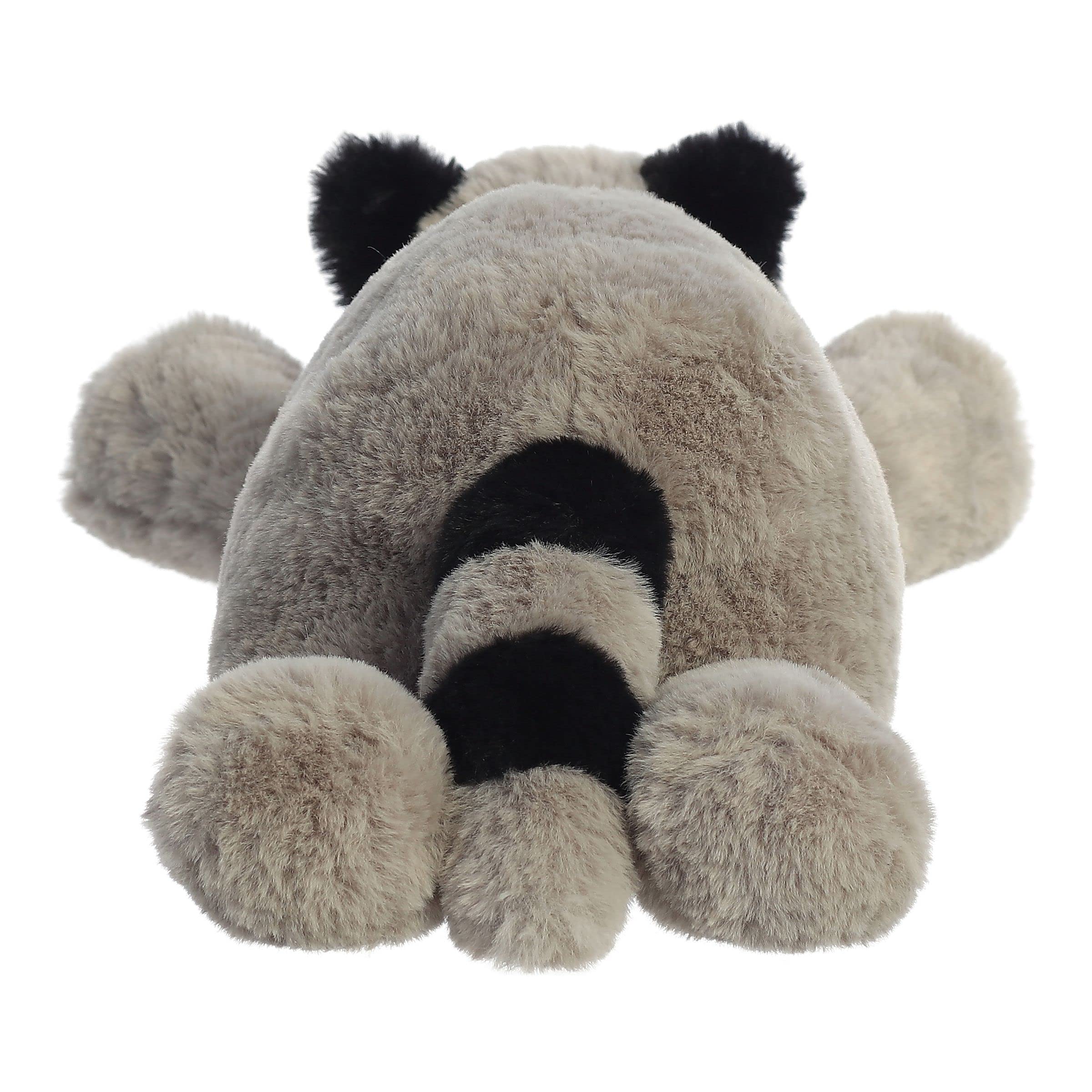 Aurora® Laid-Back Snoozles™ Raccoon Stuffed Animal - Cuddly Comfort - Imaginative Playtime - Gray 18 Inches