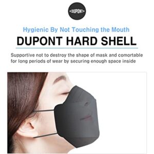 HAPPYDAY , 30 Packs, Made in KOREA Premium KF94 Micro Dust Protection Individually Packaged Black Face Mask for Adult