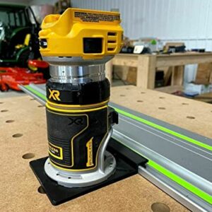 ToolCurve's Guide Rail Adapter Compatible with Dewalt Router - Made in USA