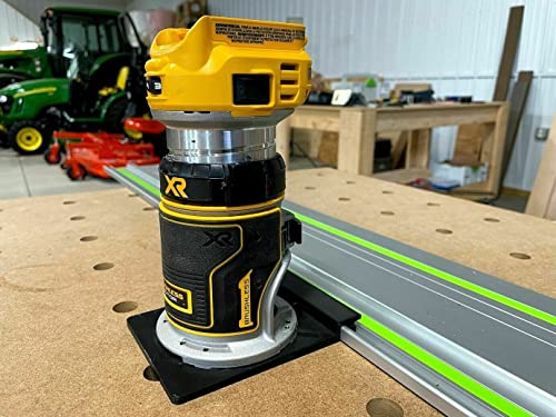 ToolCurve's Guide Rail Adapter Compatible with Dewalt Router - Made in USA