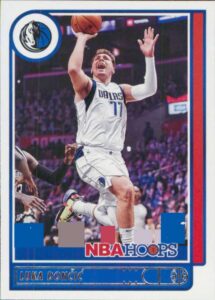 2021-22 panini nba hoops #62 luka doncic dallas mavericks official nba basketball card in raw (nm or better) condition